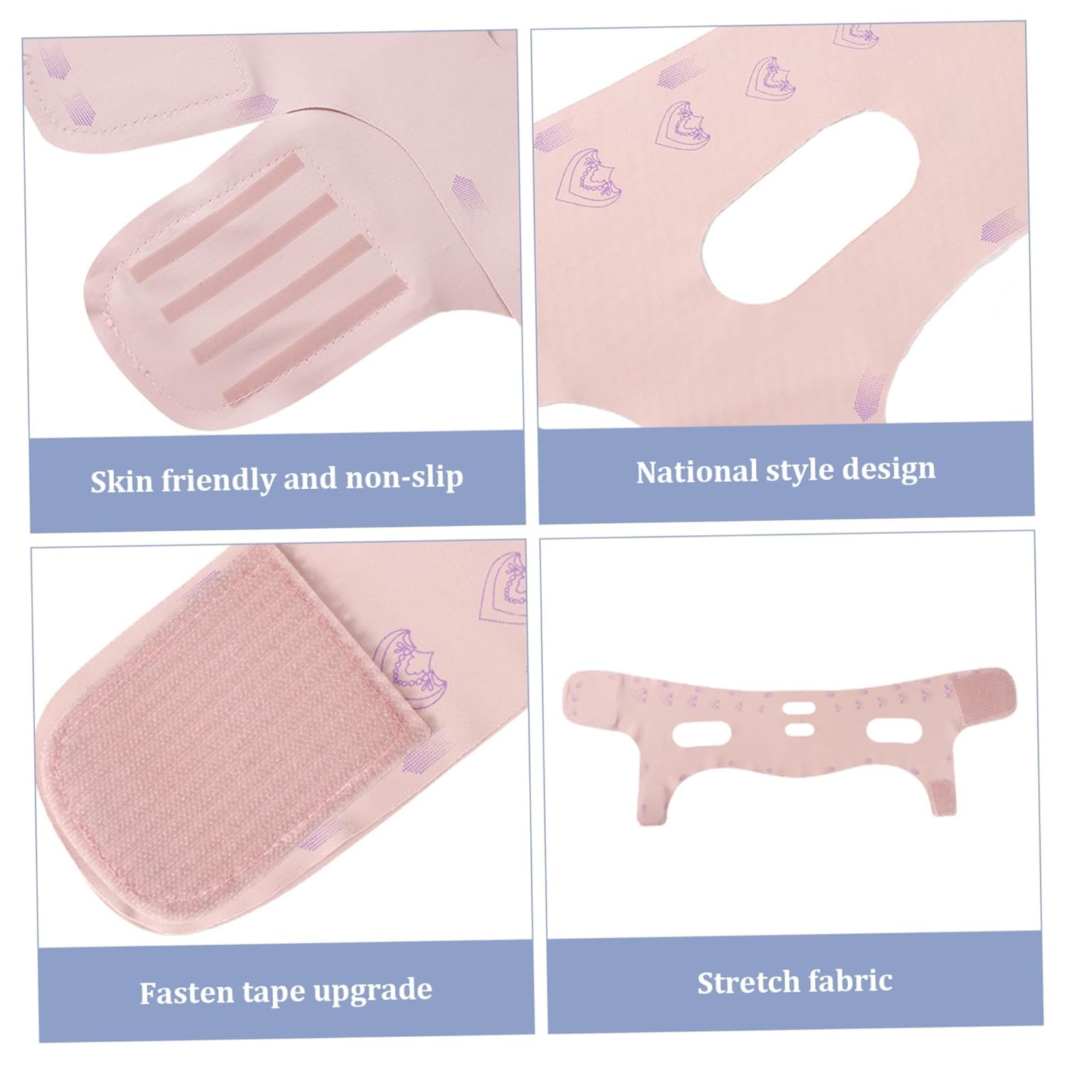 1pc Face Slimming Bandage Mask (Free Size) Face V Shaper V Line Cheek ...