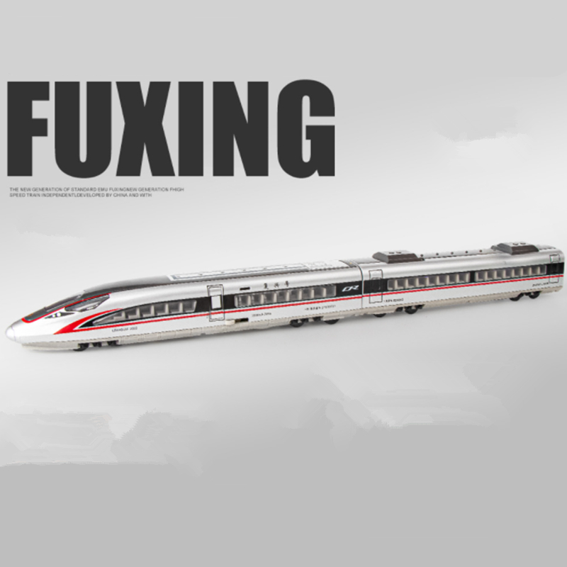 Alloy High-speed Train Model Diecast Metal Rail Electric High-speed ...