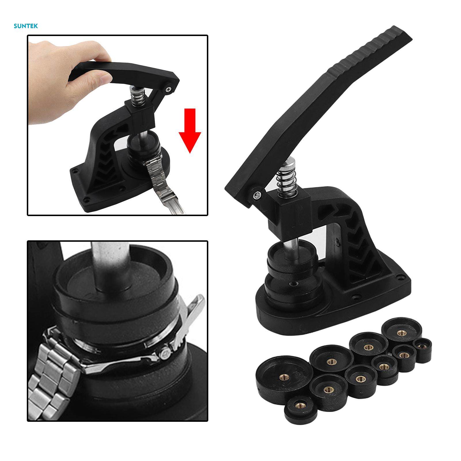 Watch Press Set, Professional Watch Case Closer with 12 Dies, Watch ...