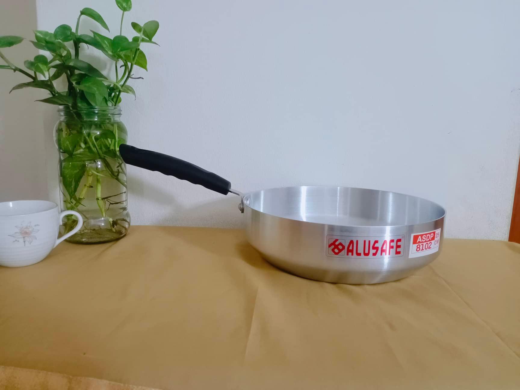 Pakistani Alusafe Cookware Pan 22cm Deep Flat Multi Pan Fry Pan. Gift ...