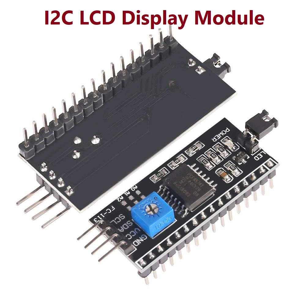 I2C LCD Display Module TWI SPI Serial Interface Module 5V 4 Pin Leads ...