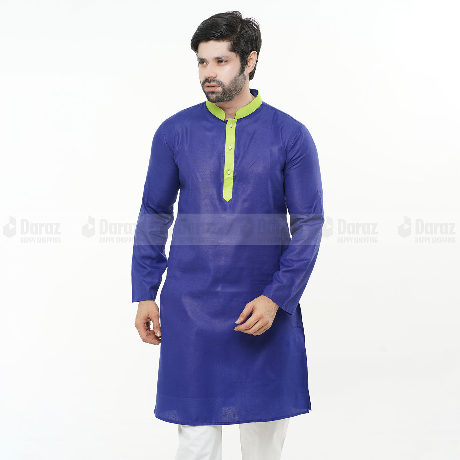 Semi Long Cotton Punjabi for Men - Panjabi - Panjabi For Men | Daraz.com.bd