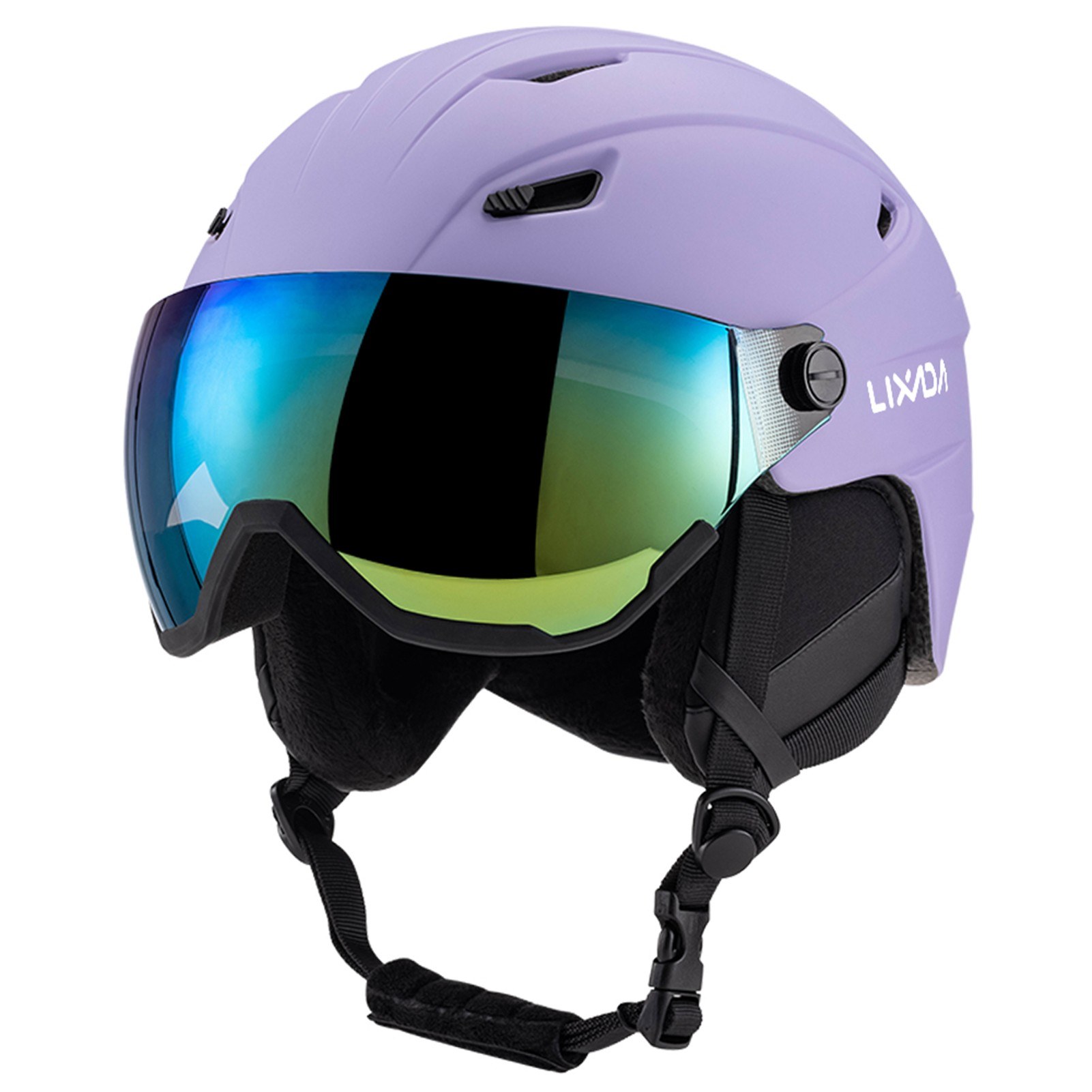 Integrated ki Helmet Men and Women nowboard Helmet with Removable Visor ...