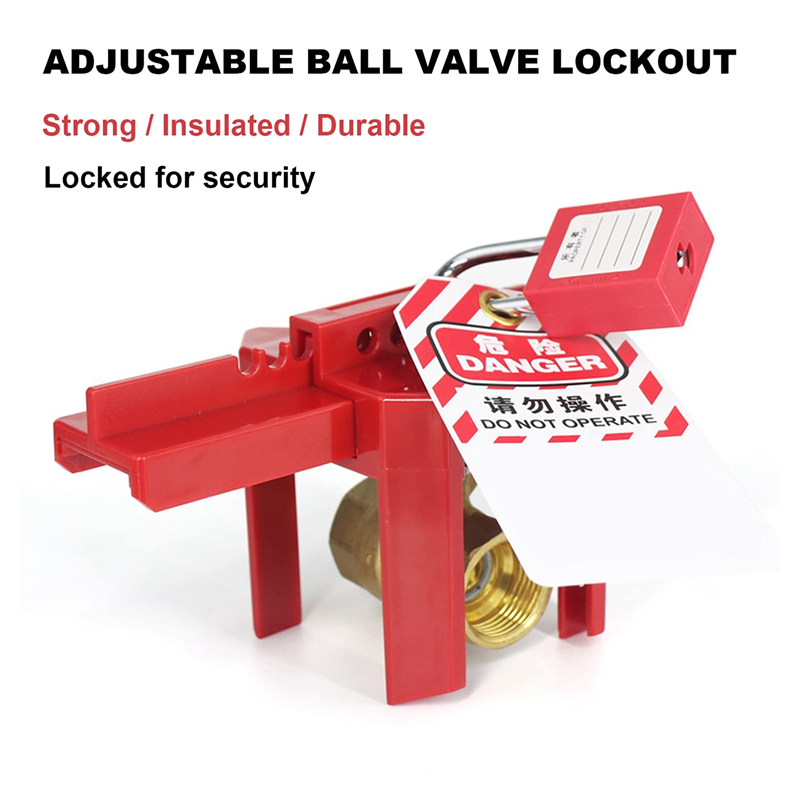 Ball Valve Locking, Adjustable Ball Valve Locking Device, Small, for 1 ...