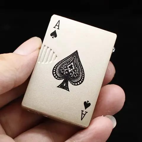 LED Playing Shaped Card Jet Torch Turbo Lighter with Currency Detector ...