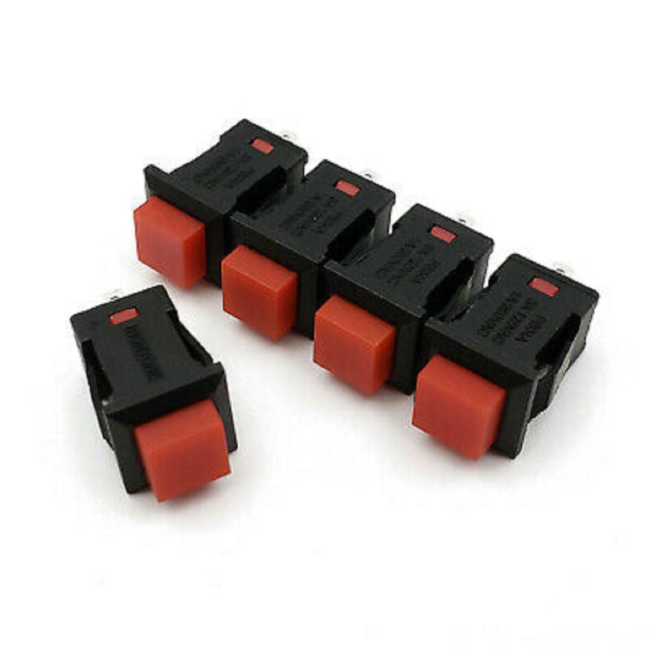 Push Switch 2pin, Red- 5pcs | Daraz.com.bd