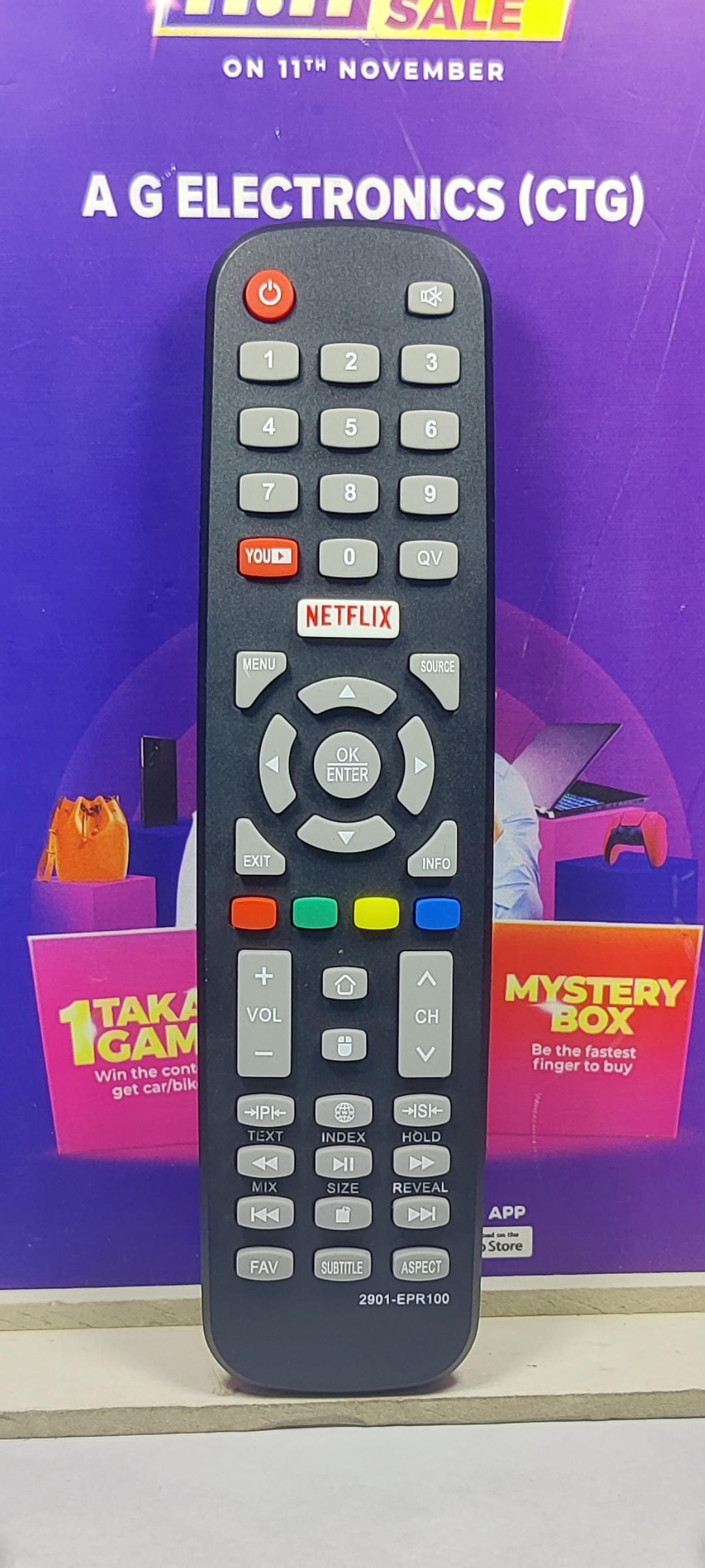 2901-EPR100 Model Android Led Tv Remote Control. | Daraz.com.bd