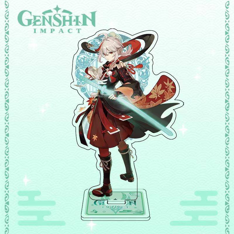 21 Styles Game Genshin Impact Desk Plate Models Focalors Furina Raiden ...