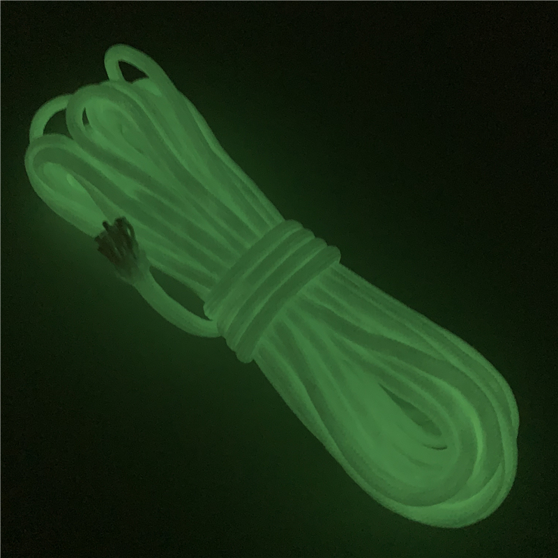 5 meter/Lot (16.4 Feet) 2mm Luminous Rope Glowing Paracord String Rope ...