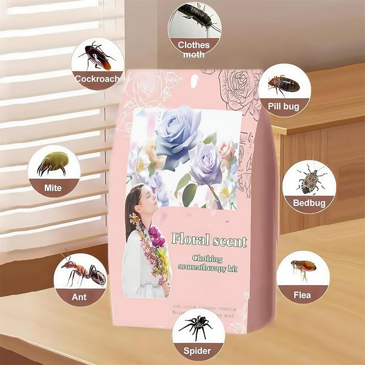 Natural Floral Camphor Balls,Rose Sachet Bag for Clothes Storage ...