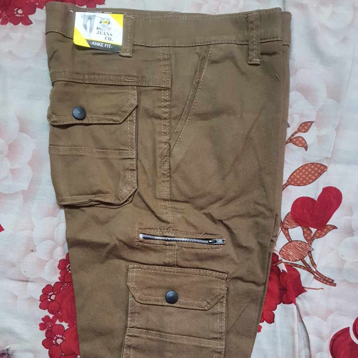 Mobile pant / Cargo pant 6 pocket ( gabardine ) | Daraz.com.bd