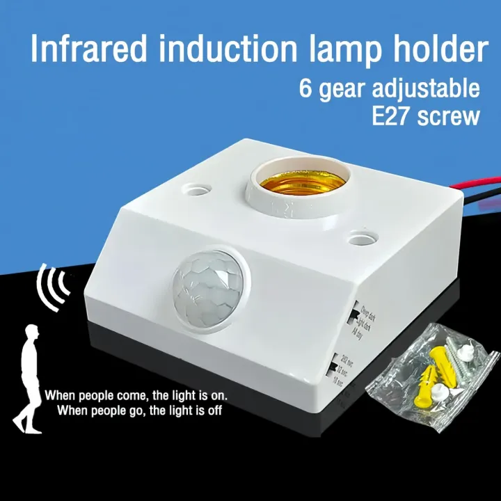 Automatic On/off for Nighttime Human Body Infrared Motion Sensor Holder ...