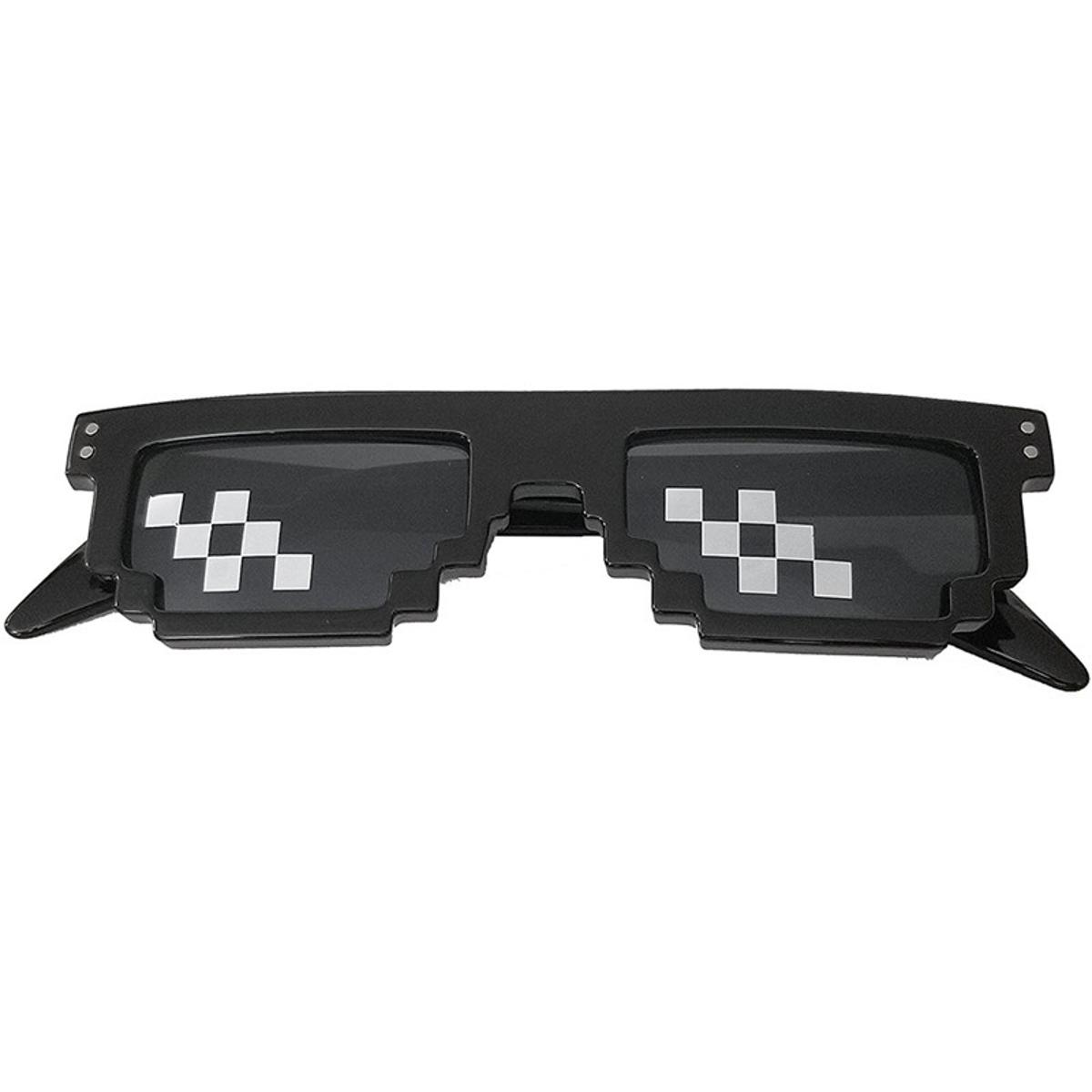 （New）Men Goggle unglae Thug Life 8-Bit MLG Pixelated for Minecraft ...