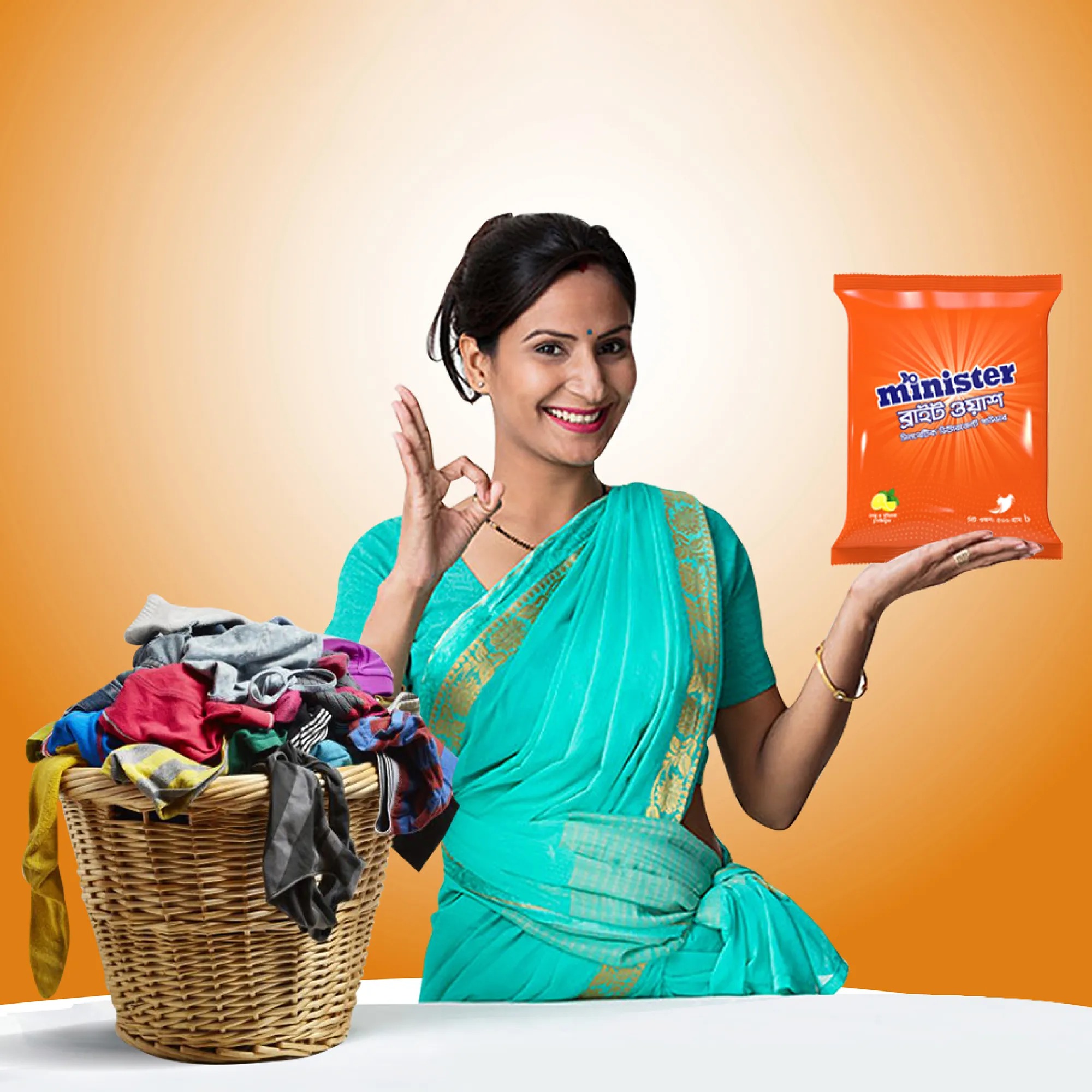 Minister Bright Wash Synthetic Detergent Powder Lemon & Mint (Buy 2KG ...