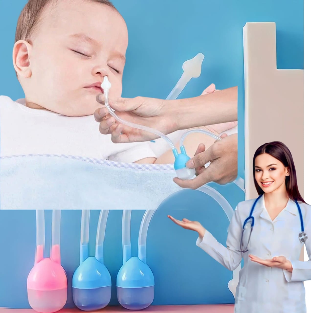 Nursing Suction Nose Suction Device Nasal Suction Cleaner And Baby ...