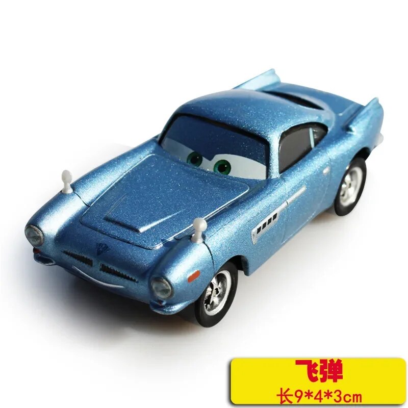 1:55 Disney Pixar Cars Lightning McQueen Electroplate Rare Metal ...