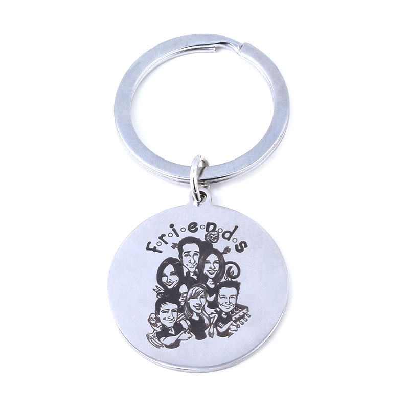 TV Show Friends Monica Rachel Phoebe Joey Ross Chandler Keychain Custom ...