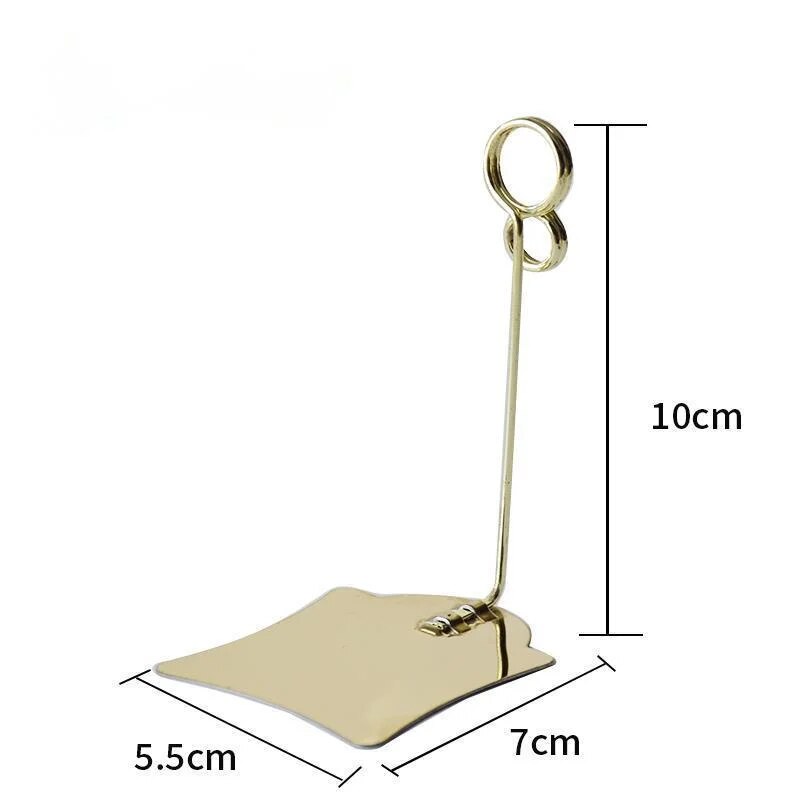Metal Price Tag Label Clip Table Top Number Snap Food Name Card Sign ...