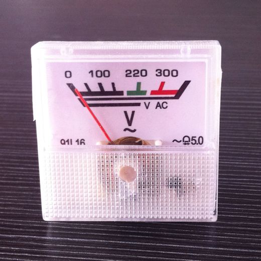 AC Mini Voltmeter Analog 0-300v | Daraz.com.bd