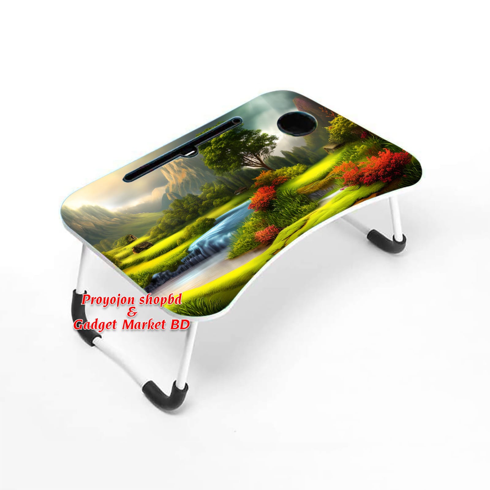 Waterproof Foldable Laptop Table And Kids Reading Table Without Drawer