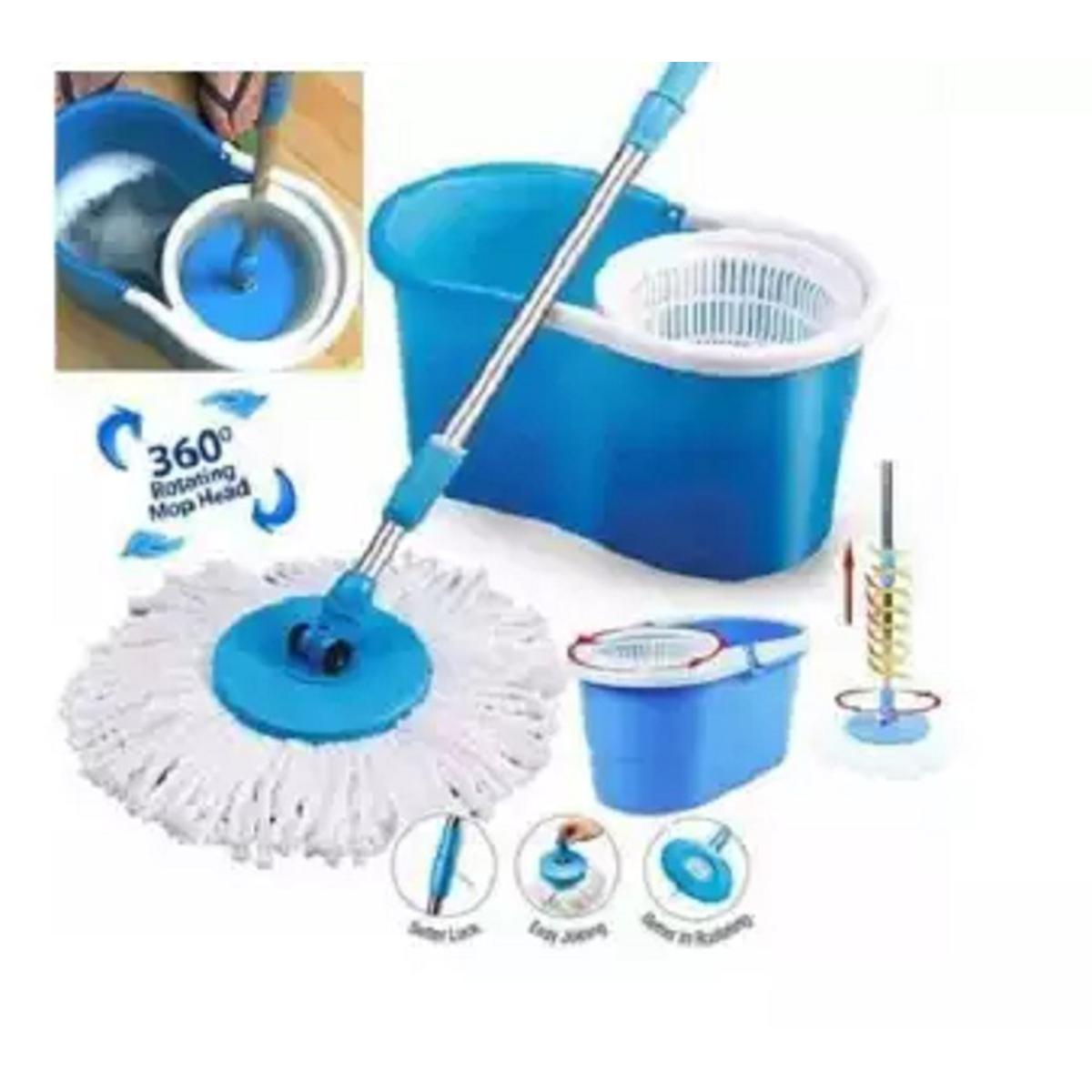 Mop (10 Liter) - Spin Mop Bucket - Floor Mop - Floor Cleaning - Magic ...