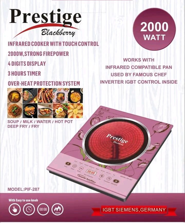 Prestige Infrared Cooker PIF-287 (ANY PAN) | Daraz.com.bd