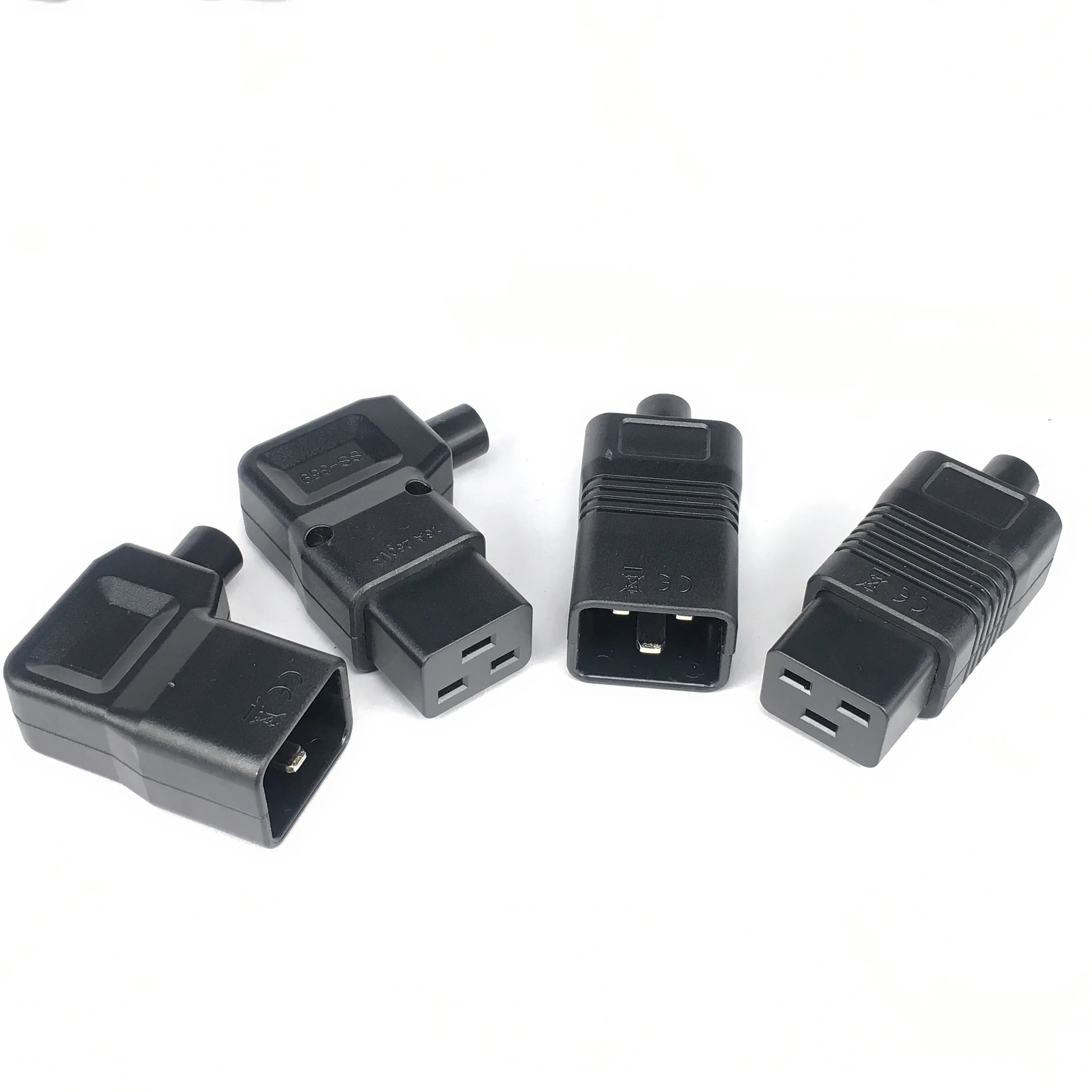 PDU/UPS Socket Standard IEC320 C19 C20 16A 250V AC Electrical Power ...