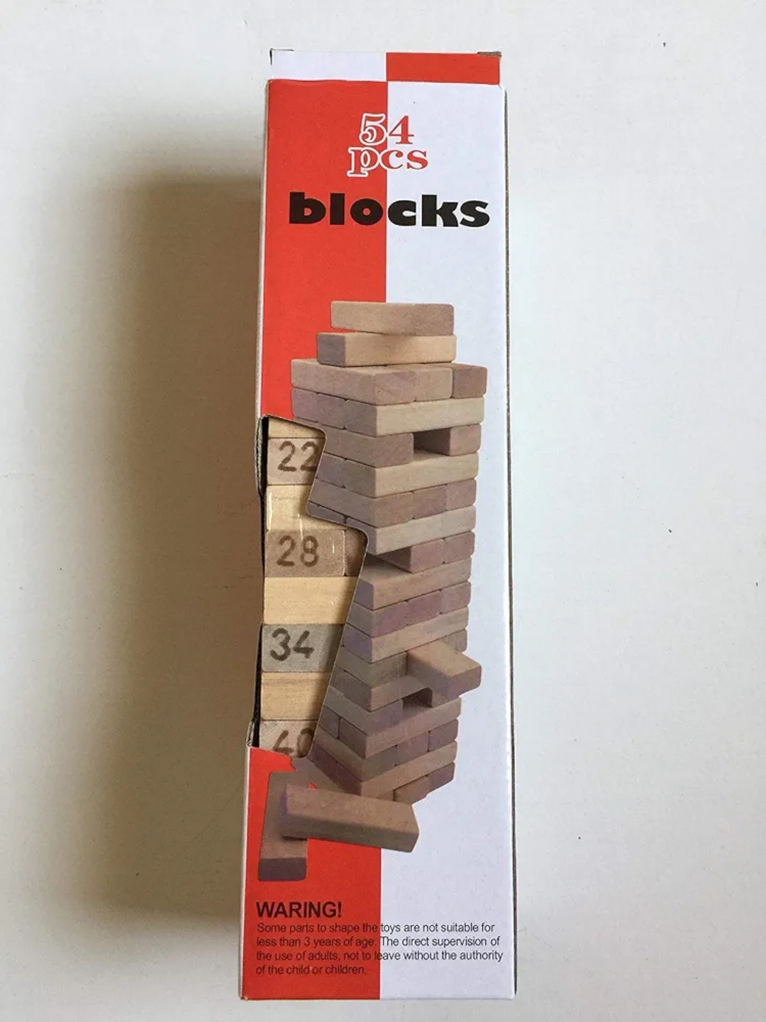 Wooden Jenga Block 54pcs | Daraz.com.bd