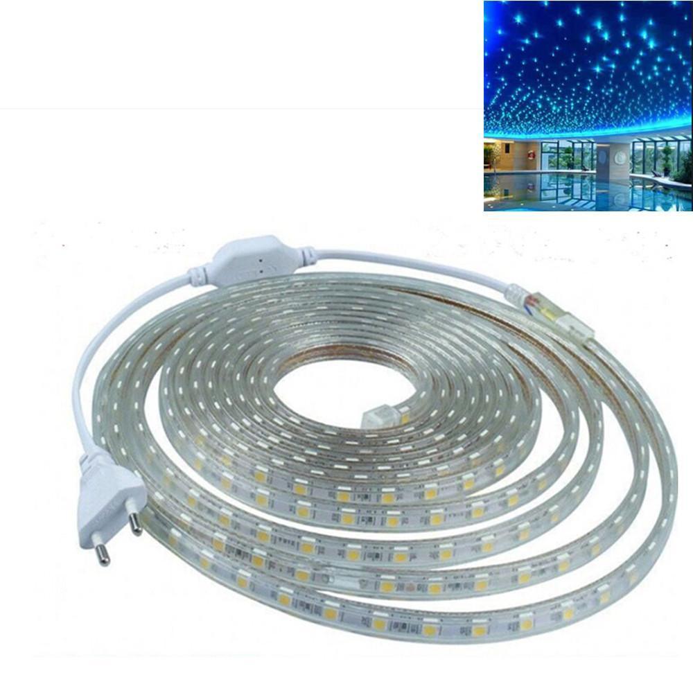 220V 5050 SMD High-voltage LED String Lights IP67 Waterproof Lamp ...