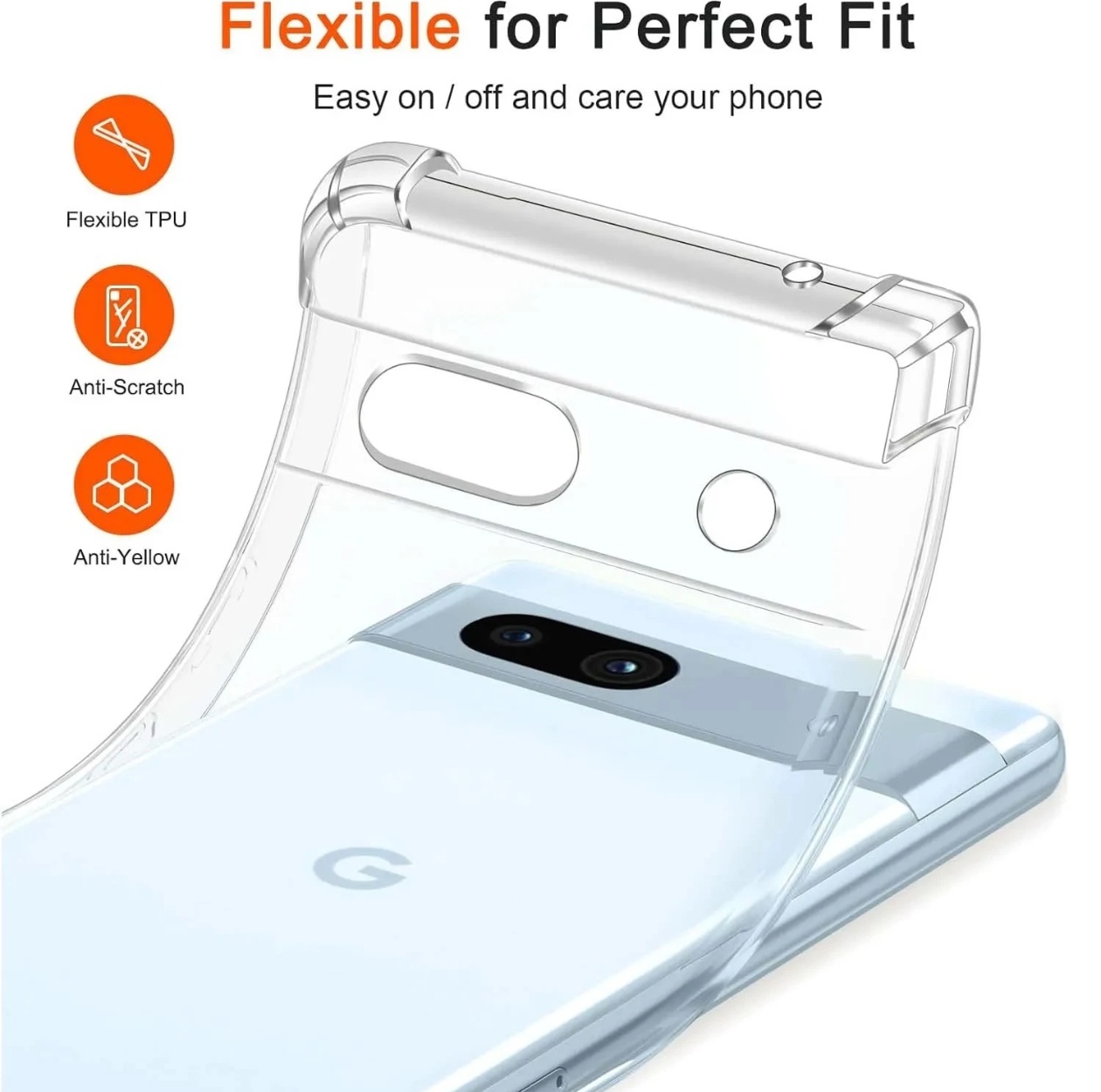 Google Pixel 7 Transparent case / Bake Cover