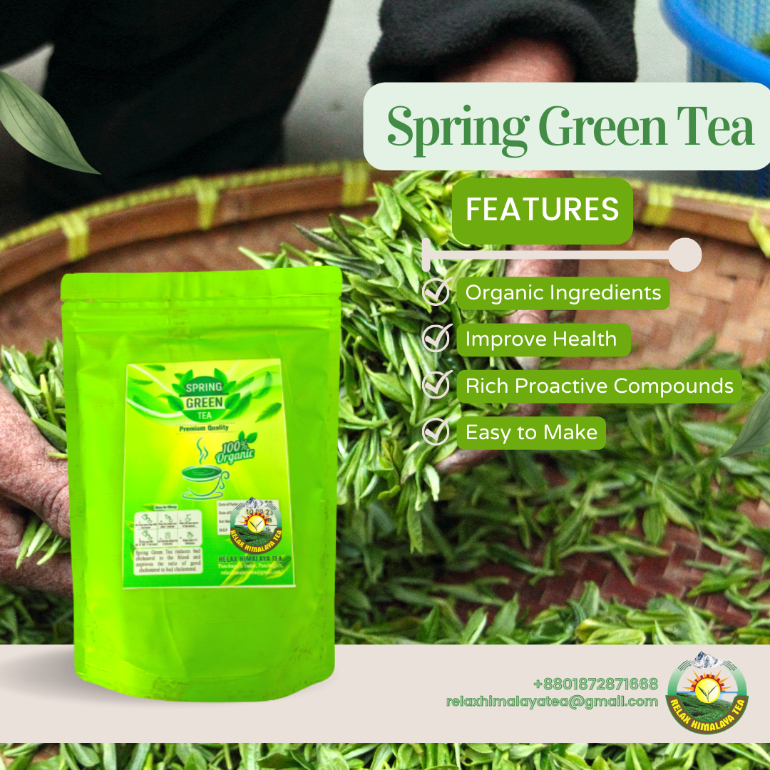 Spring Green Tea - 400gm (Export Quality) | Daraz.com.bd