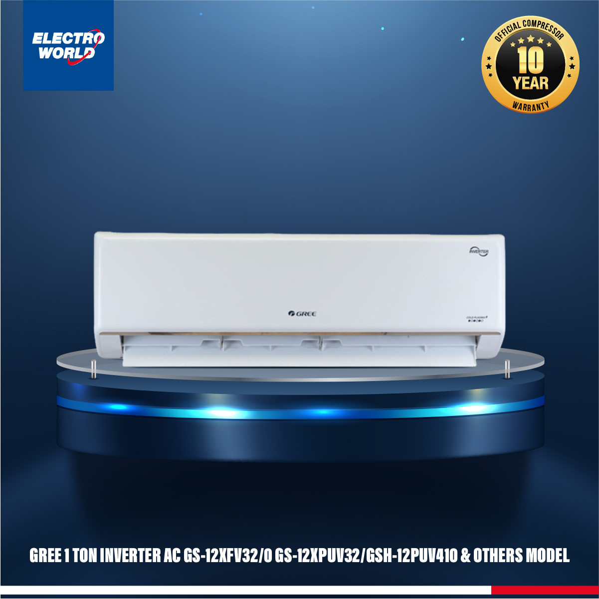 GREE INVERTER 1 TON AC GS-12XFV32/0 NEW UPDATE OTHERS MODEL AVAILABLE ...