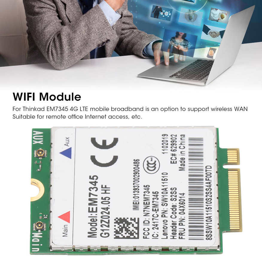Network Card for Lenovo Wireless EM7345 LTE 4G Module FRU 04X6014 T450 ...