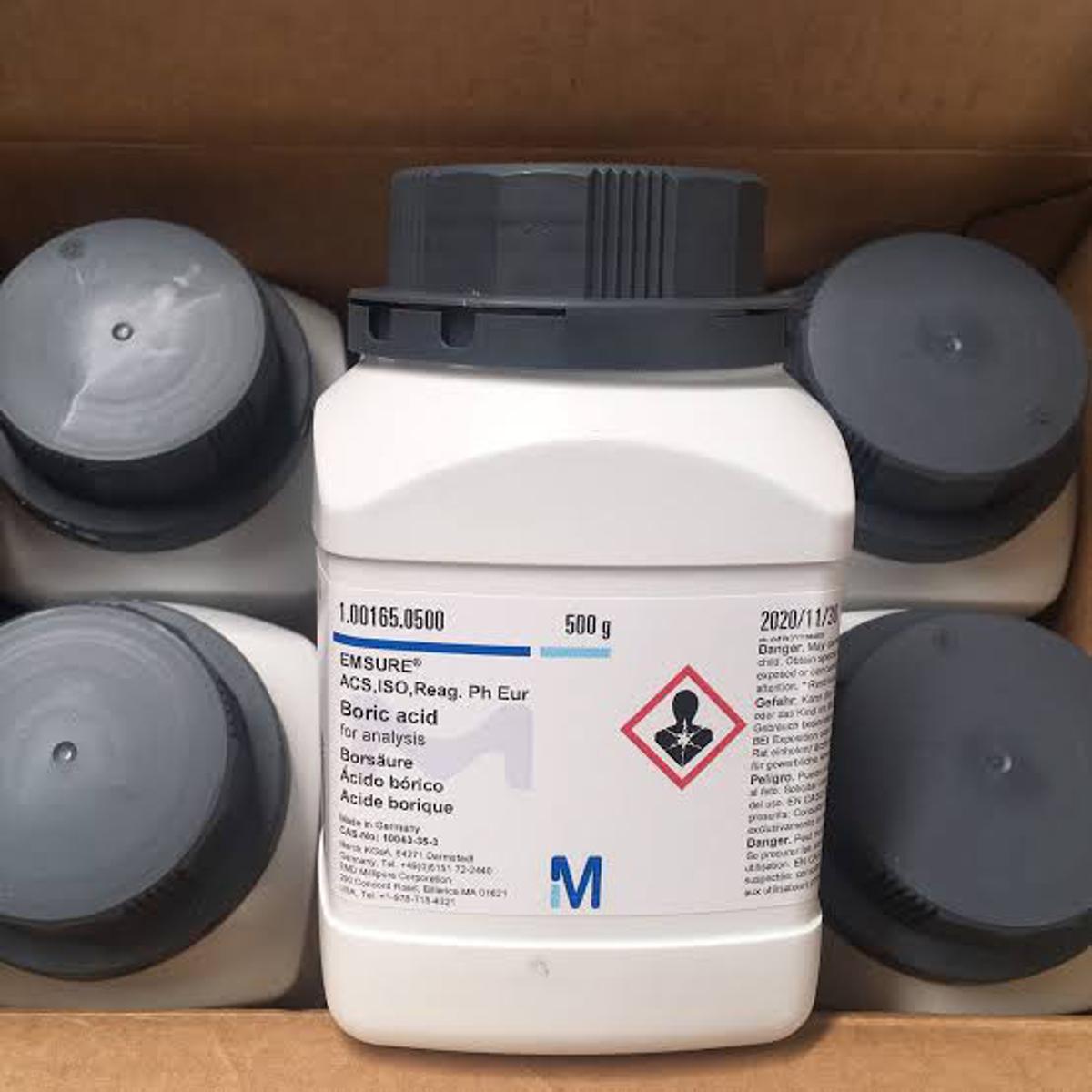 Boric Acid / Boric Powder / Merck - Germany - 500 gm ~ For Insecticidal ...