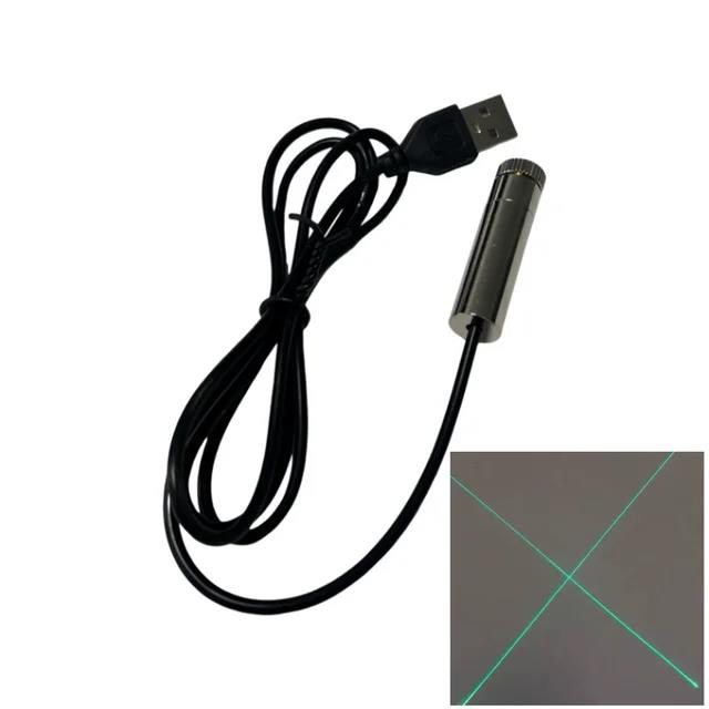 520NM 20mW green light 12mm laser head USB connector green laser module ...