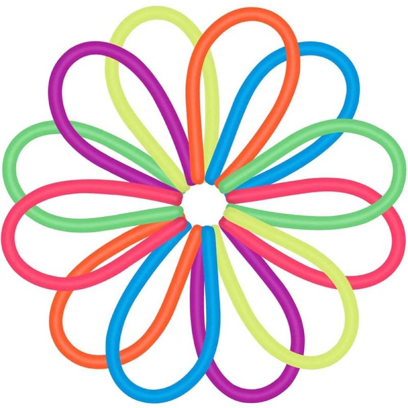 10pcs Monkey Noodle Fidget Toy Stretchy Jelly String Noodle Colorful ...