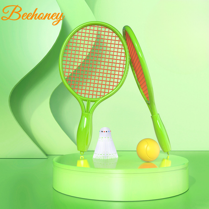 Beehoney1 Kids Badminton Rackets Set Children Tennis Racquets Toy With ...