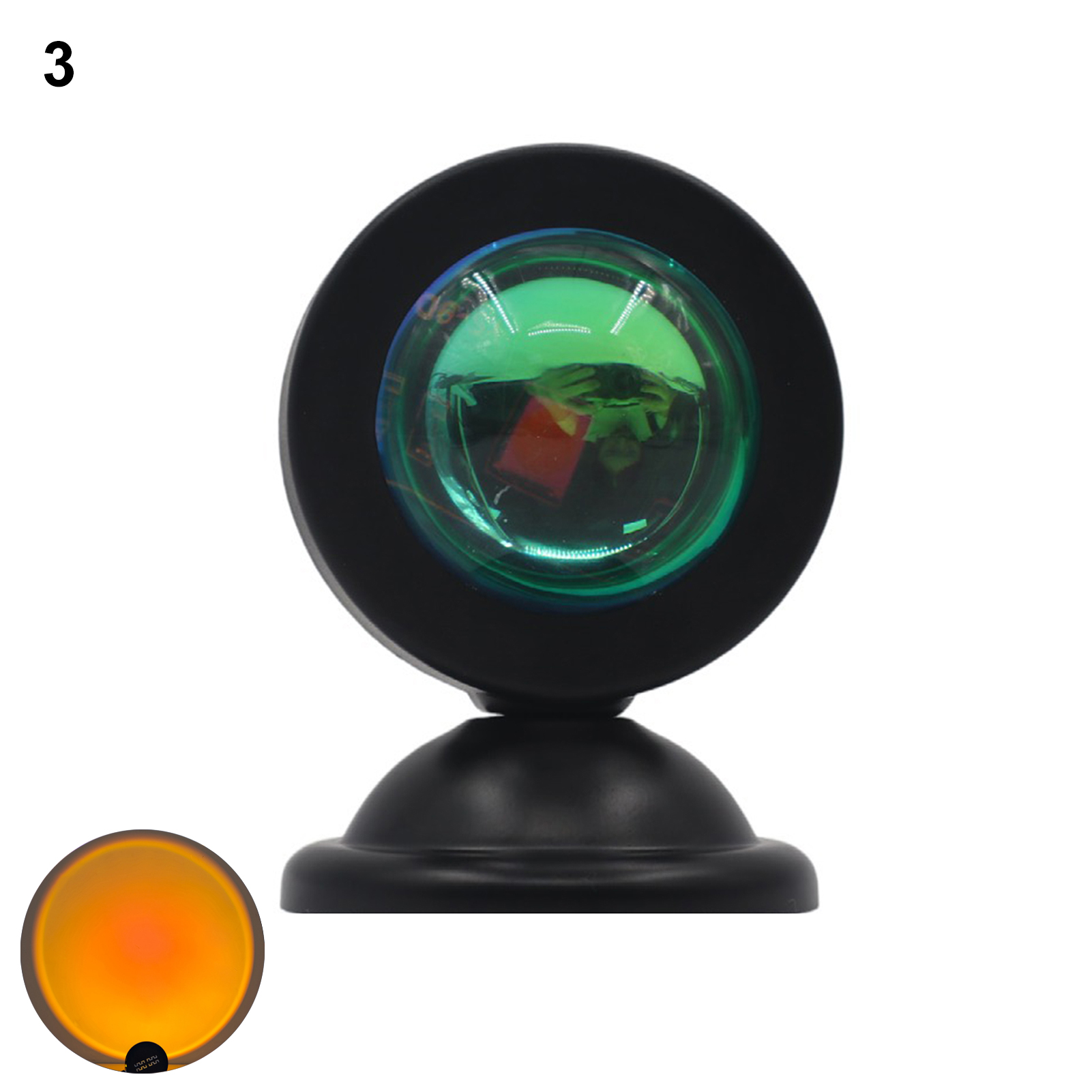 Sunset Lamp Projector Dreamy USB Powered Photo Props Wall Decoration ...