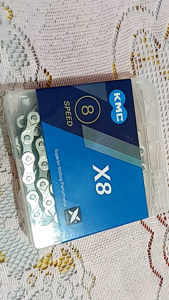 KMC chain X8 mountain road folding bicycle 24 speed chain accessories ...