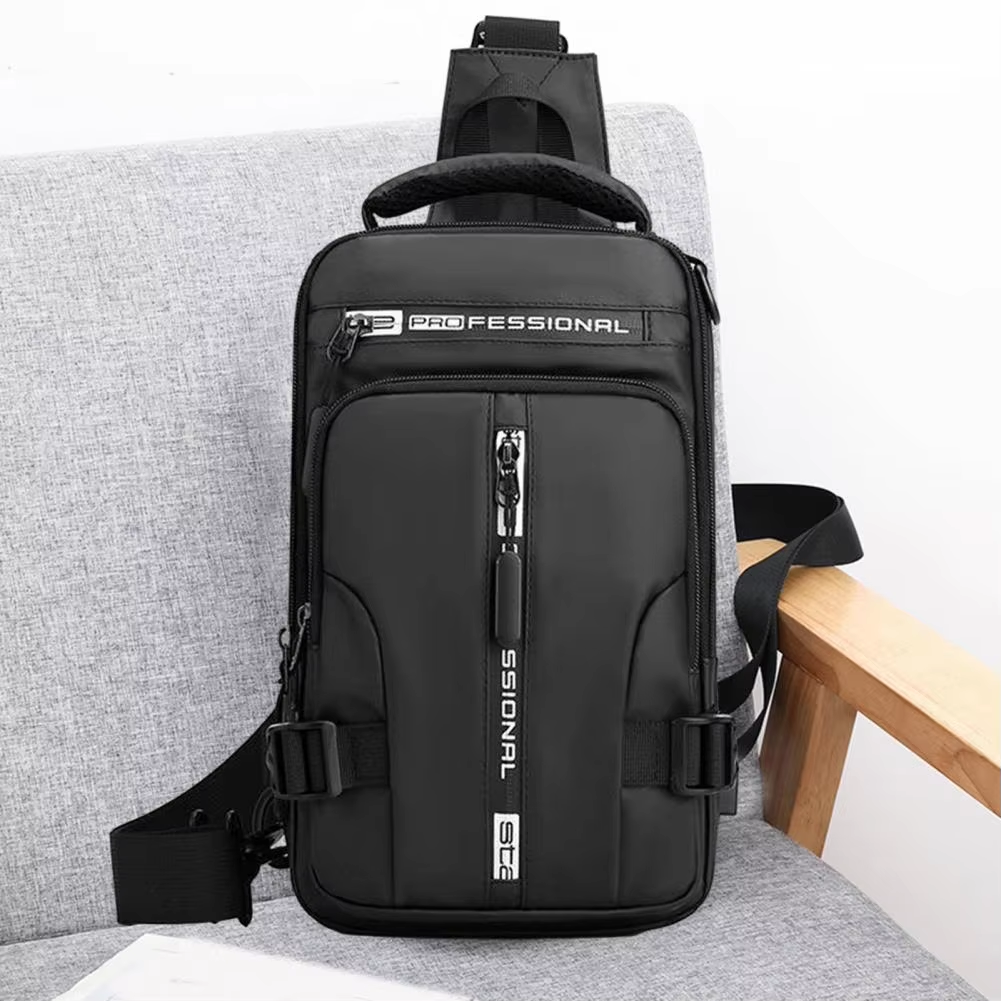 Waterproof Multifunctional Backpack for Man Crossbody Bag USB Charging ...