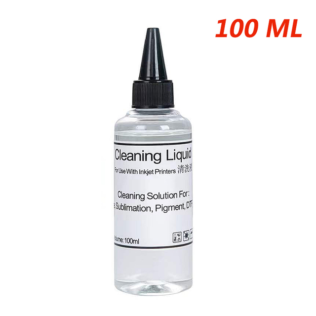 100ml Inkjet Printer Print Cleaner Cleaning Solution Liquid Fluid For ...