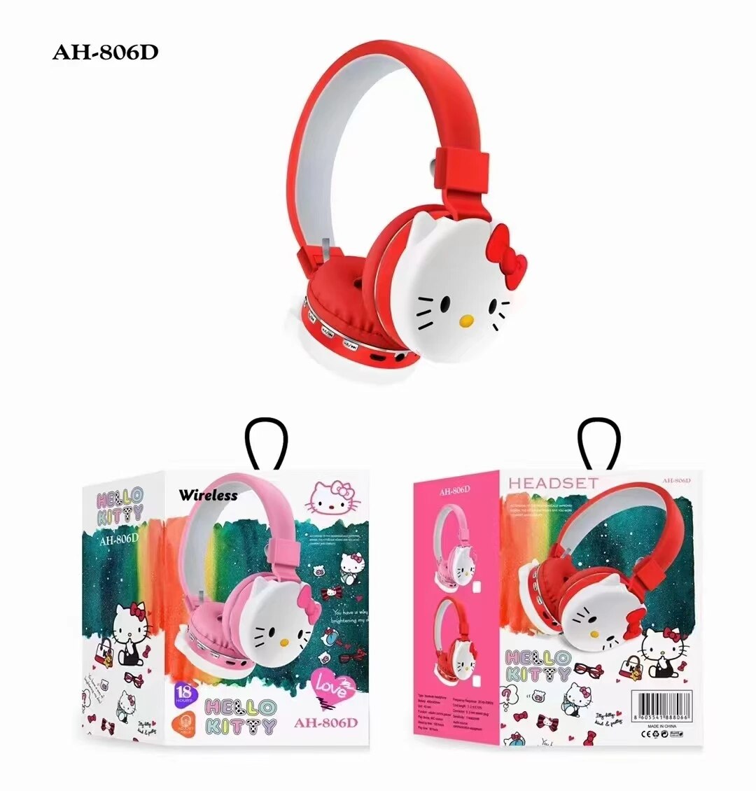 New Kulomi Disney Stitch Hello Kitty Wireless Bluetooth Children ...