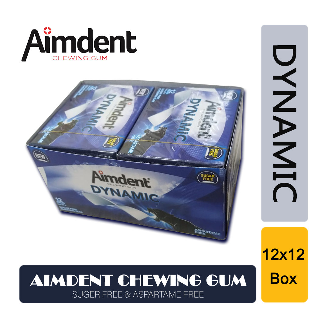 Aimdent Chewing Gum Dynamic 12x1Box | Daraz.com.bd