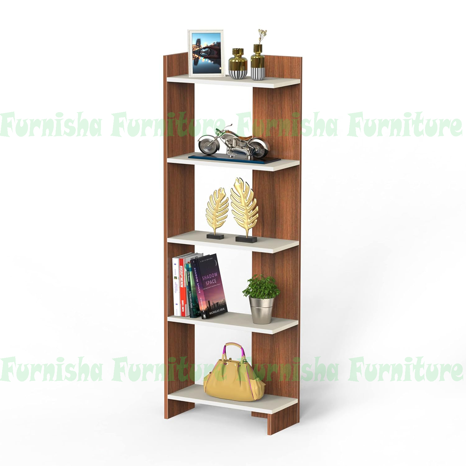 Modern 5 Tier Book Shelf showpiece shelf- Home & Office Multipurpose ...