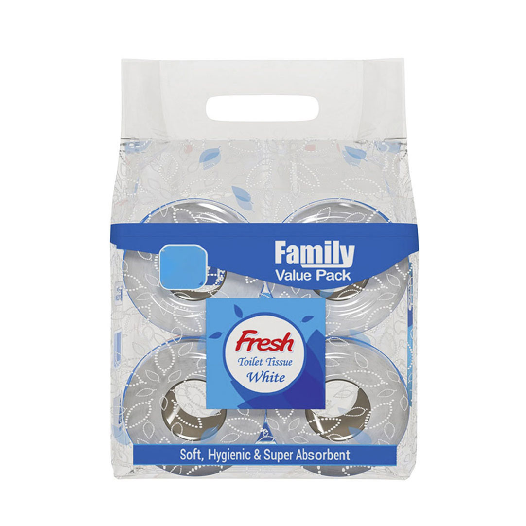 Fresh Toilet Tissue White 4 Pcs family value pack | Daraz.com.bd