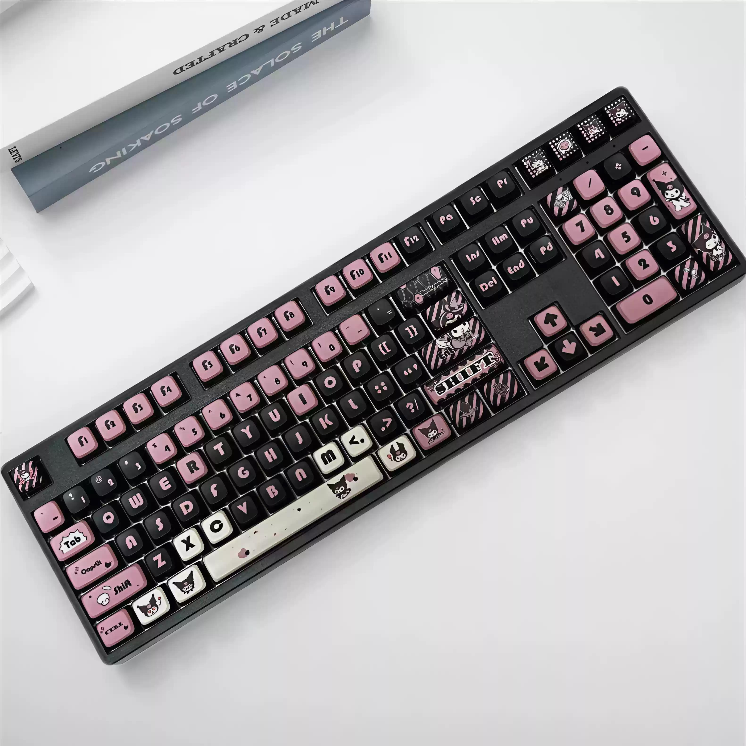 Kuromi Customized 108-Key Wireless Three-Mode Rgb Office Game ...