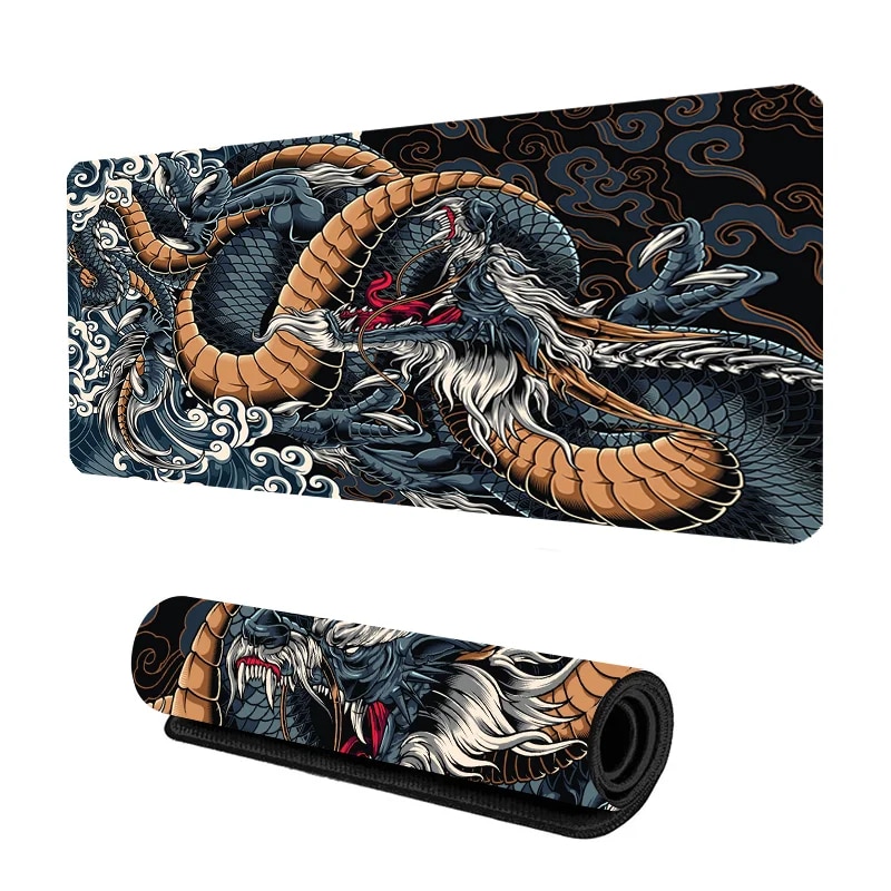 Dragon Mat Mousepad Gamer Office Mat Mouse Pad Light Gaming Room ...