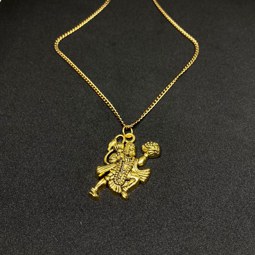 Mahabali Hanuman Ji Locket with Chain of Men & Women | Daraz.com.bd