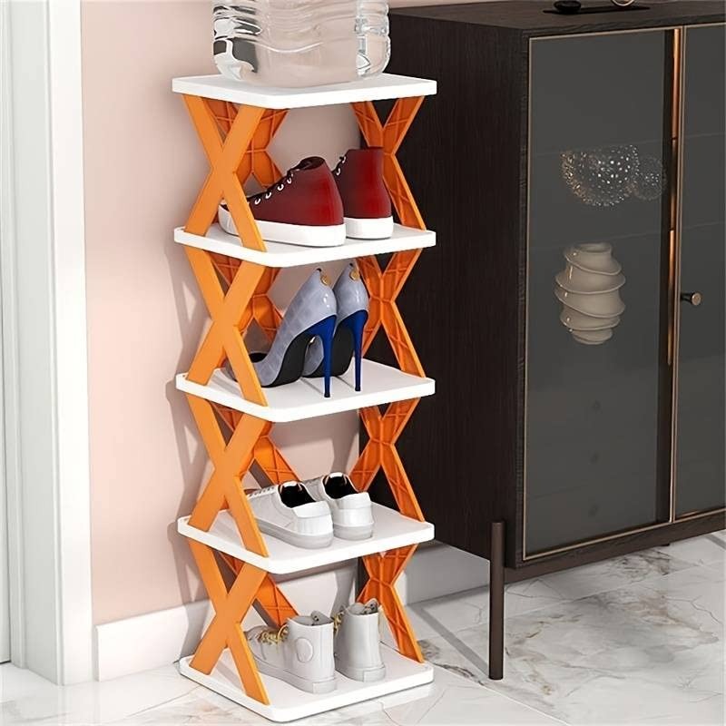 Large Size Multilayer Shoe Rack- 5 Layer Shoe Shelf Removable Shoe ...