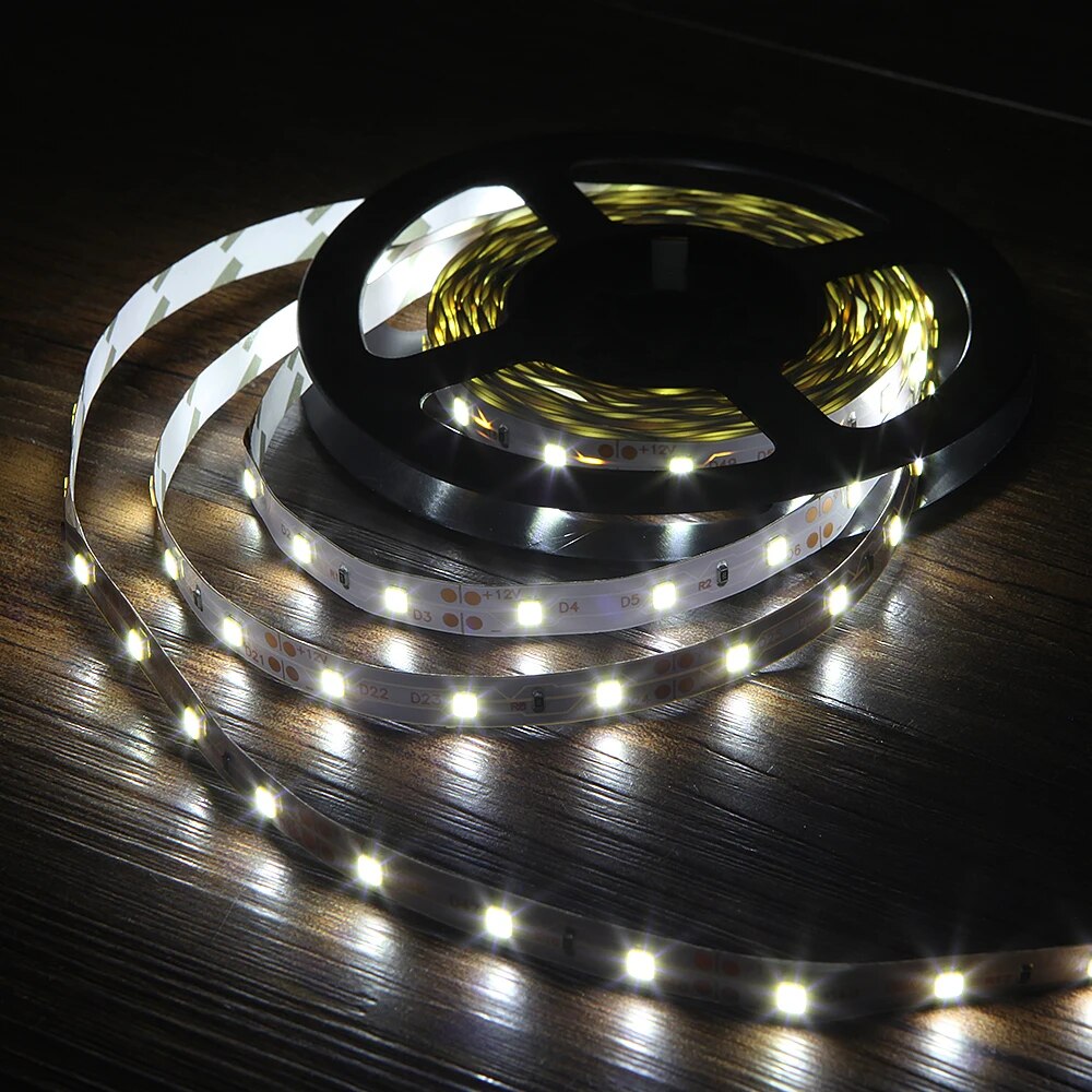 5M 2835 RGB LED Strip Light 300 LEDs DC 12V Red Green Blue Warm White ...